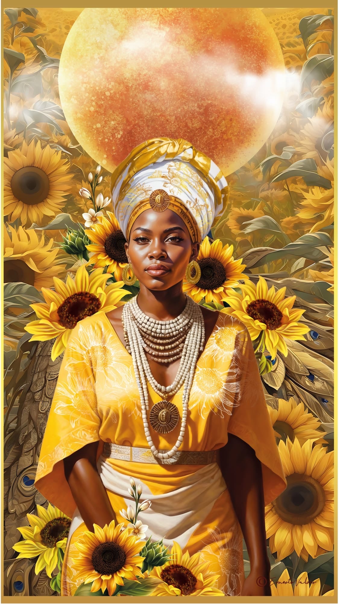 Oshun Panel de Santo – Love, Beauty, and Power in Every Thread