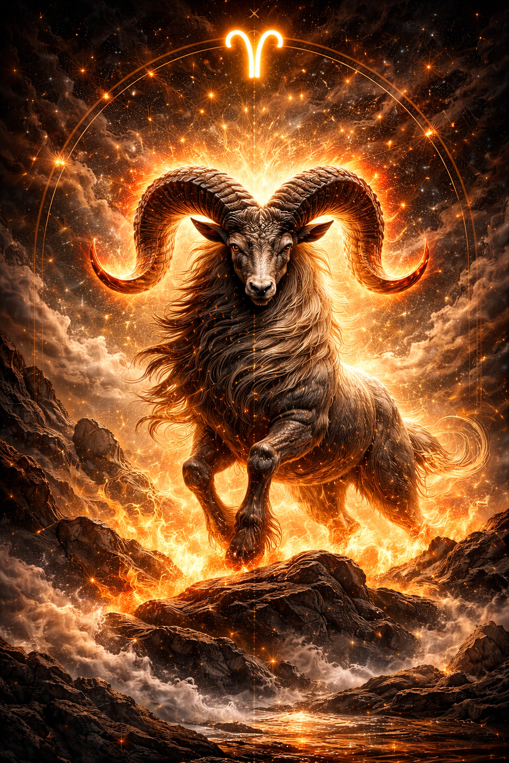 Panel Zodiacal Aries ♈
