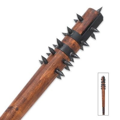 Large Metal Spiked Club Medieval 25\\"