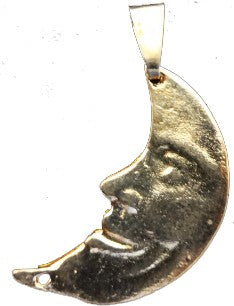 Half Moon Silver Plated 1\\" L