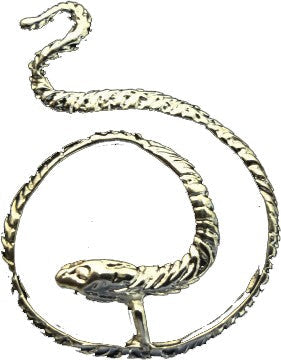 Snake Silver Plated