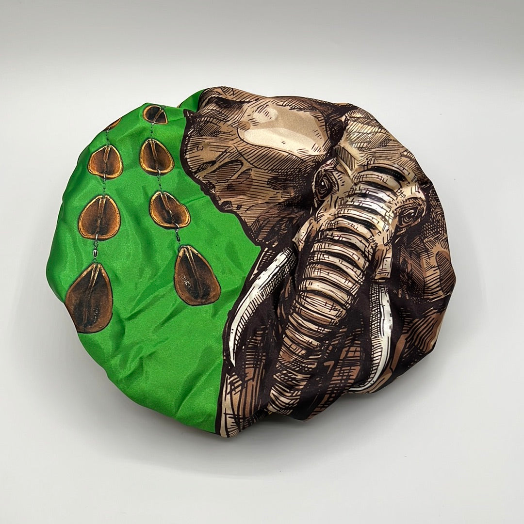 Orula hat Green and Brown / babalawo hat